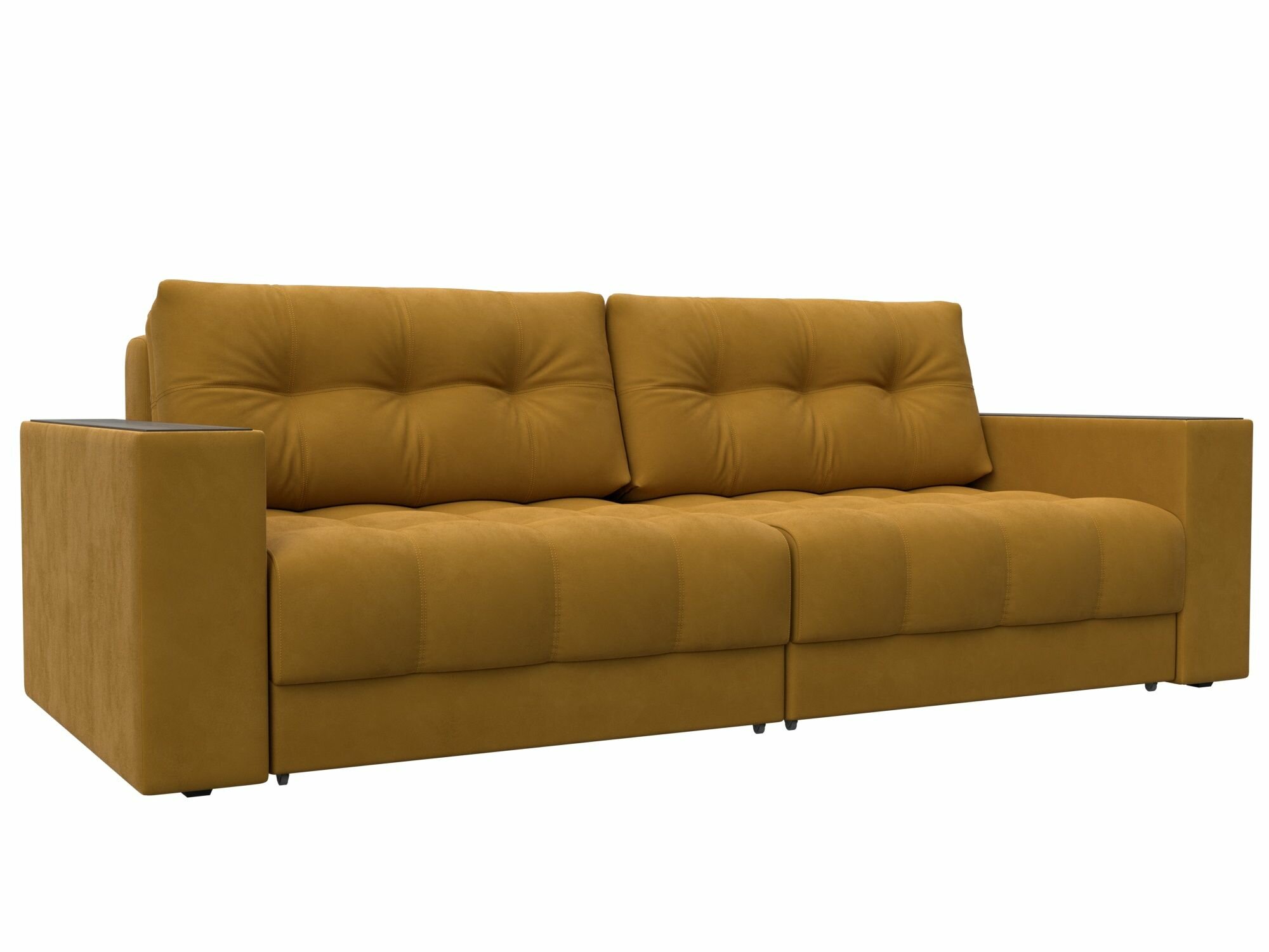 Диван прямой с декором Бруно НПБ, Велюр