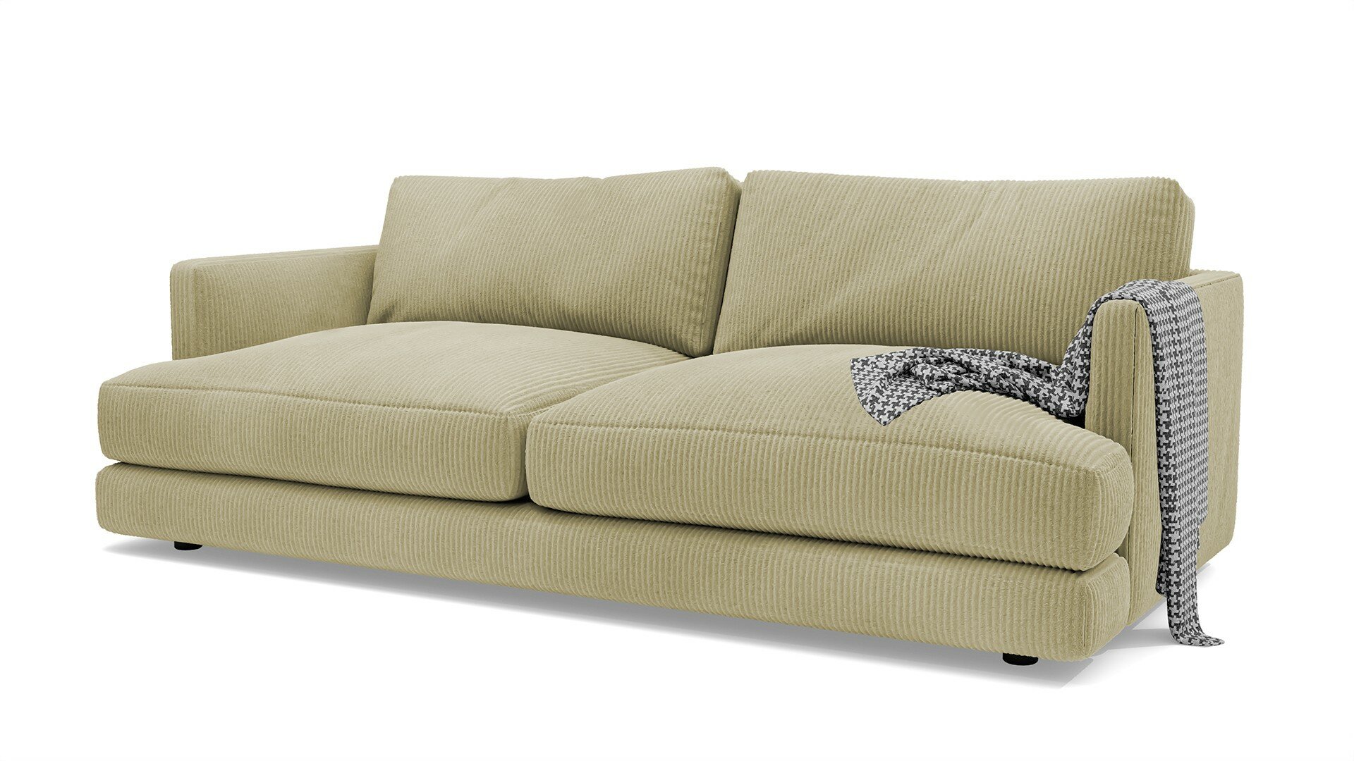 Диван еврокнижка Ибица, 5 подушек, Cilium Cream