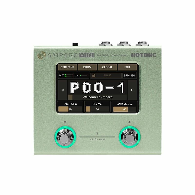 Гитарный процессор Hotone Ampero Mini Matcha Guitar Effects Processor