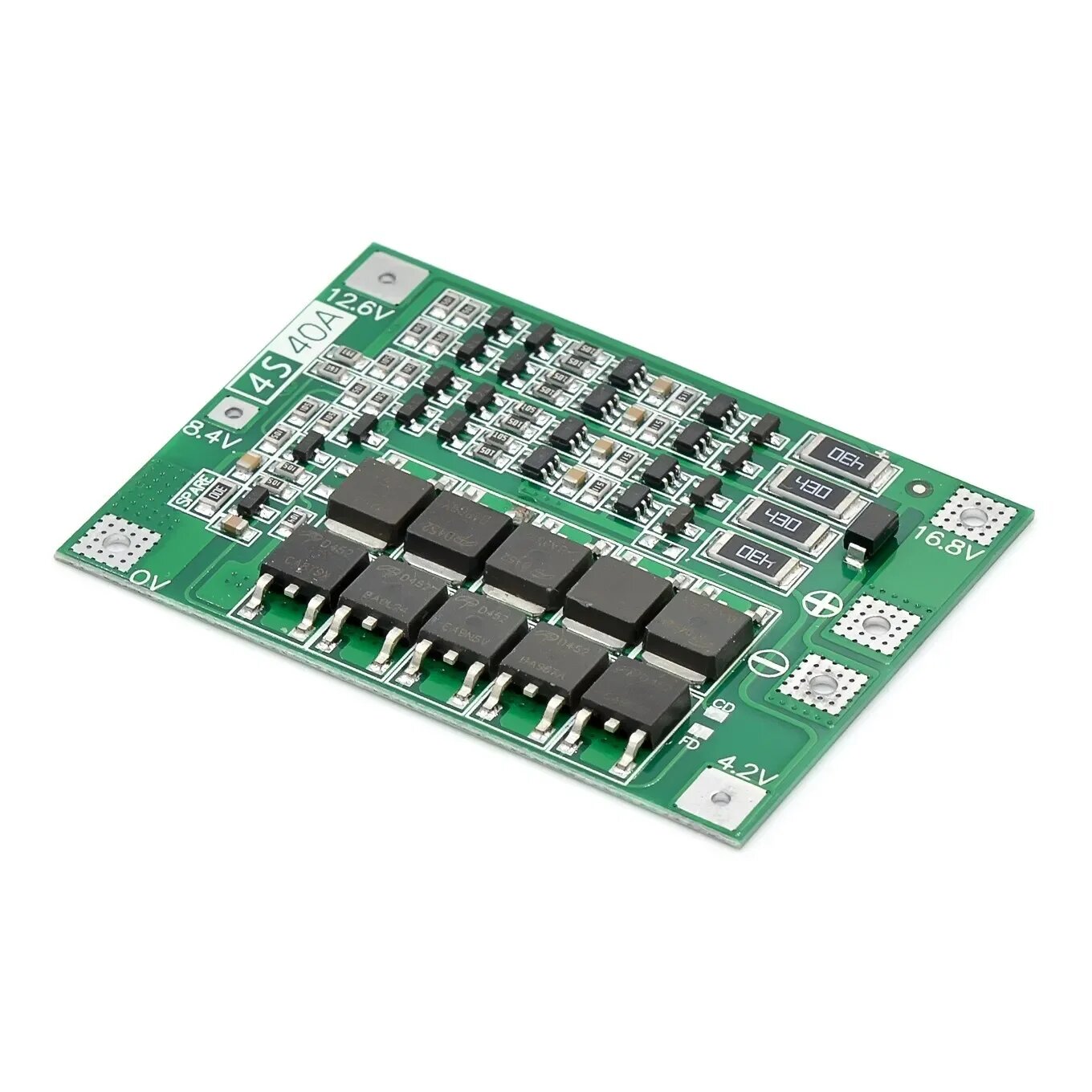 BMS плата защиты Li-ion 4s 40A balanced