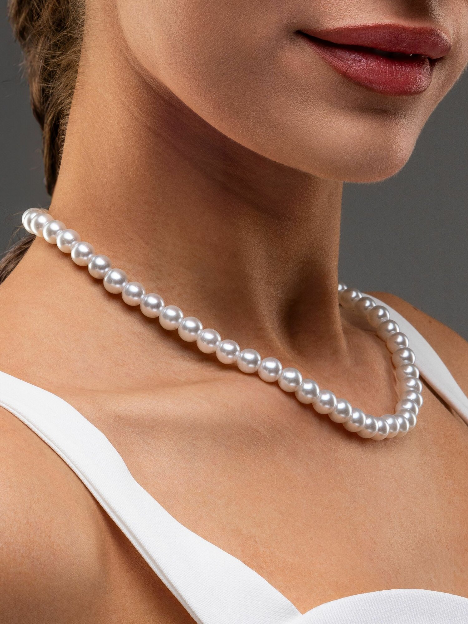 Колье, жемчуг барочный