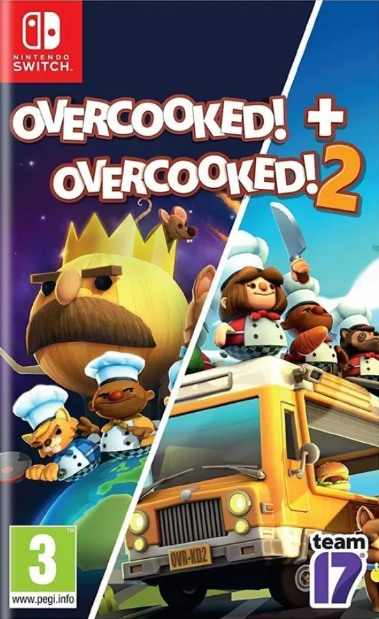 Игра Overcooked Double Pack для Nintendo Switch (Английская версия)