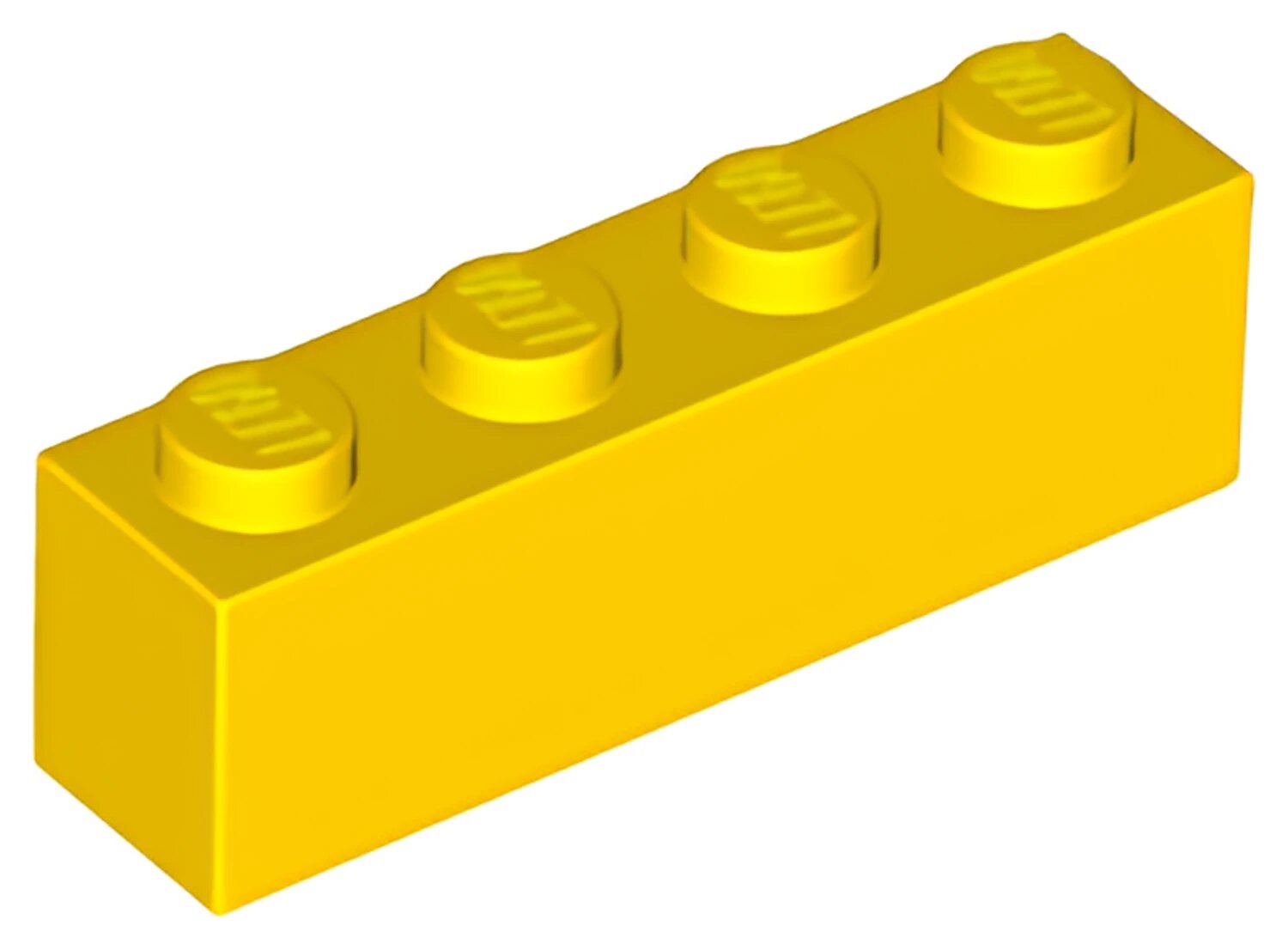 Кирпич LEGO Brick 1 x 4 3010 (6146) Yellow U