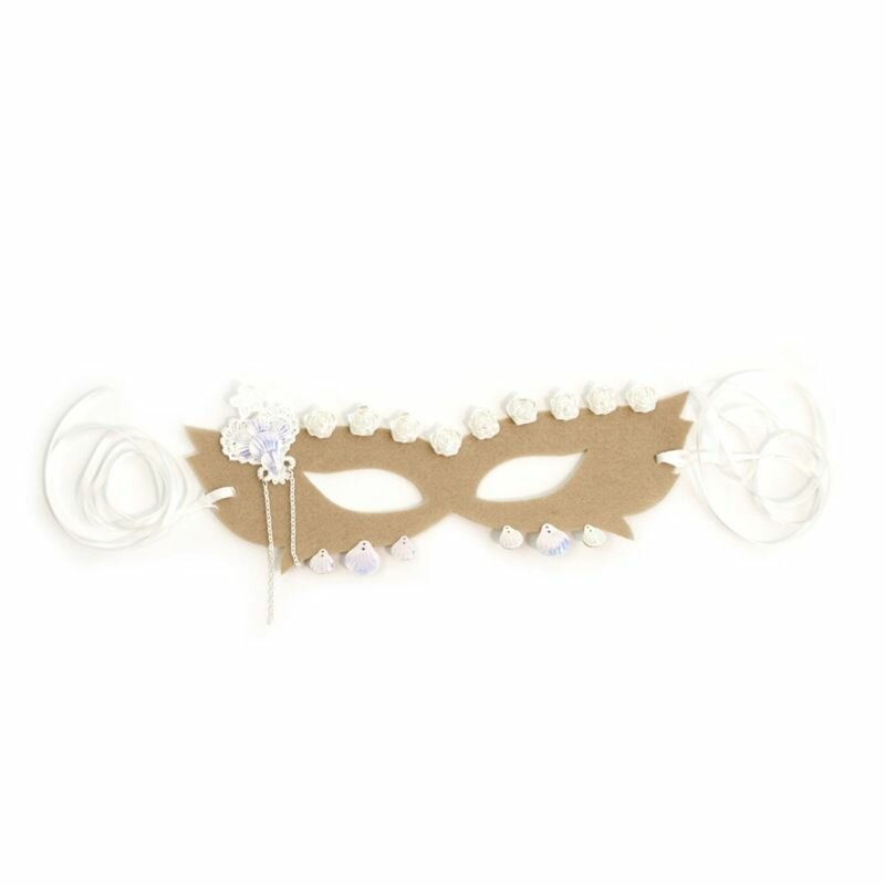 Рождественская Маска С Кисточкой В Виде Раковины Русалки