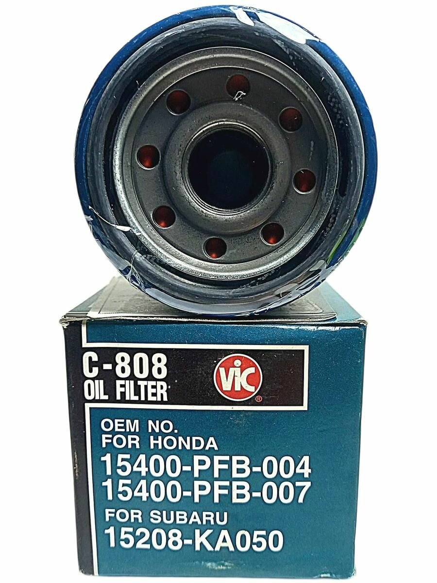 Фильтр масляный VIC C-808 FOR HONDA/SUBARU (для мотоциклов)
