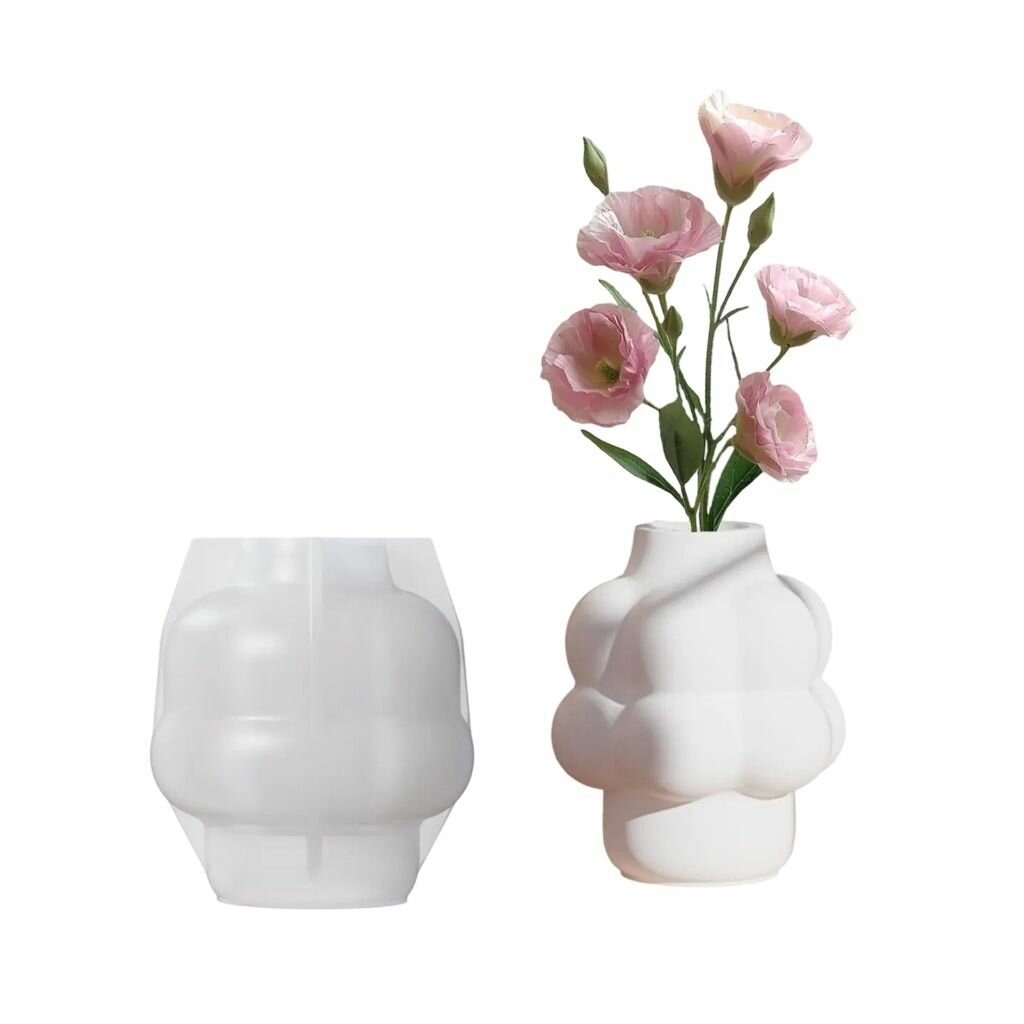 Силиконовая форма для вазы ins cloud vase-двухслойная