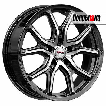 Диски литые IFREE Страйк 6.5х17/5х114.3 D67.1 ET35.0, Блэк Джек