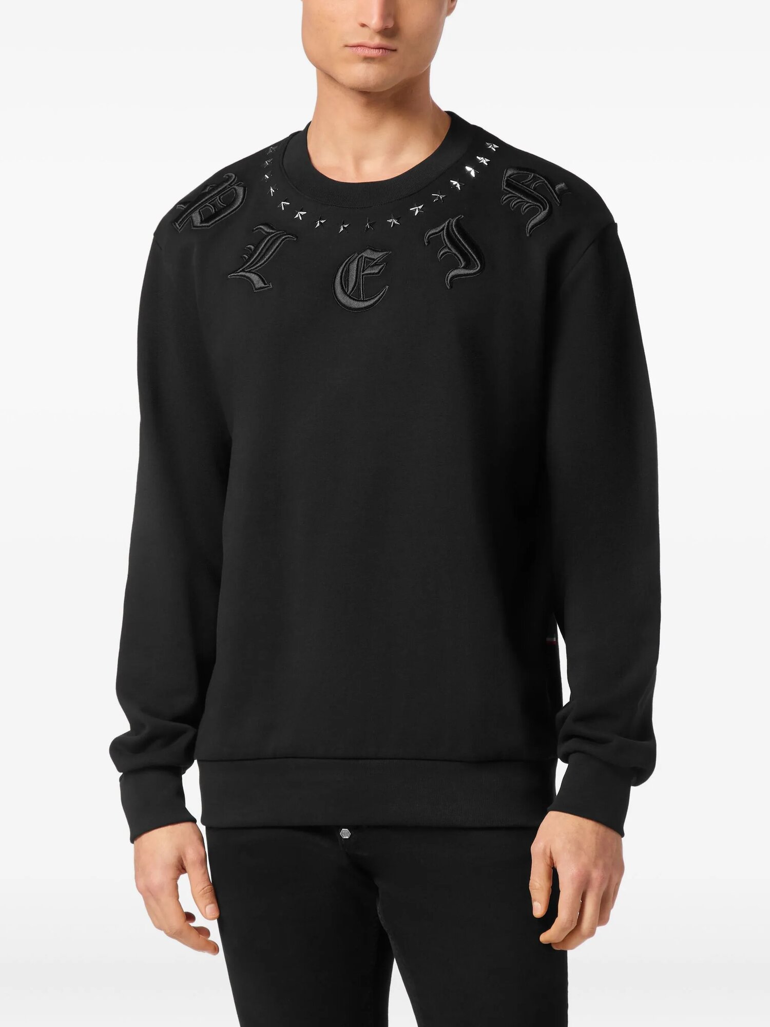 Толстовка PHILIPP PLEIN Gothic Plein, размер 48, , black/black — фото 1
