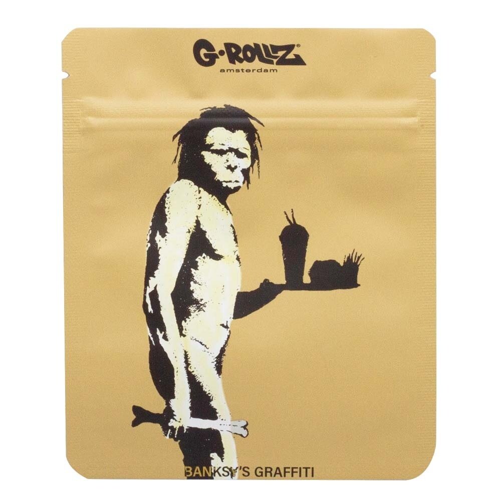 Пакет Zip-lock (10x12.5) G-Rollz Banksy's Graffiti - Fast Food Caveman