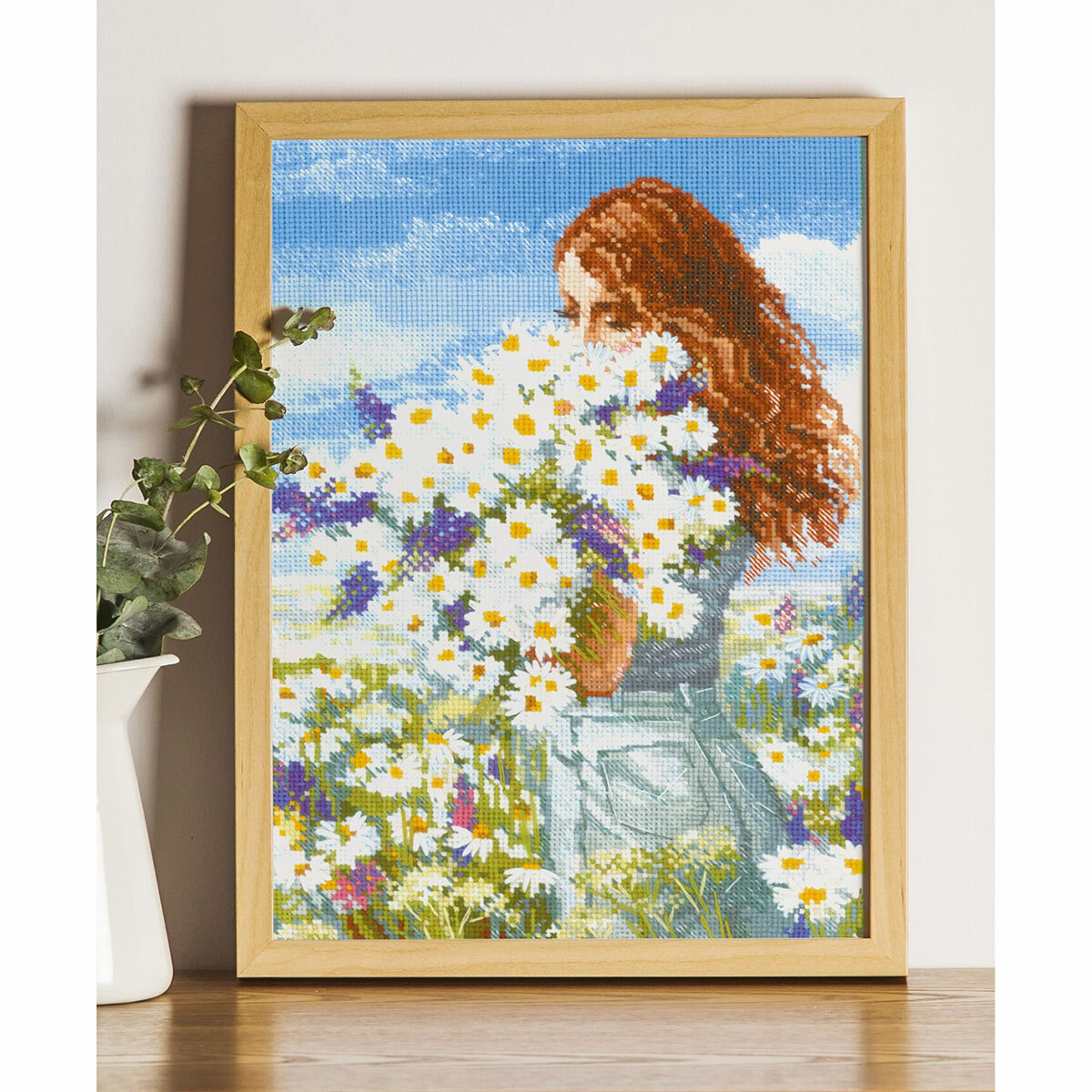 2253 Набор для вышивания 'Ромашковое счастье' 24*30см, Риолис