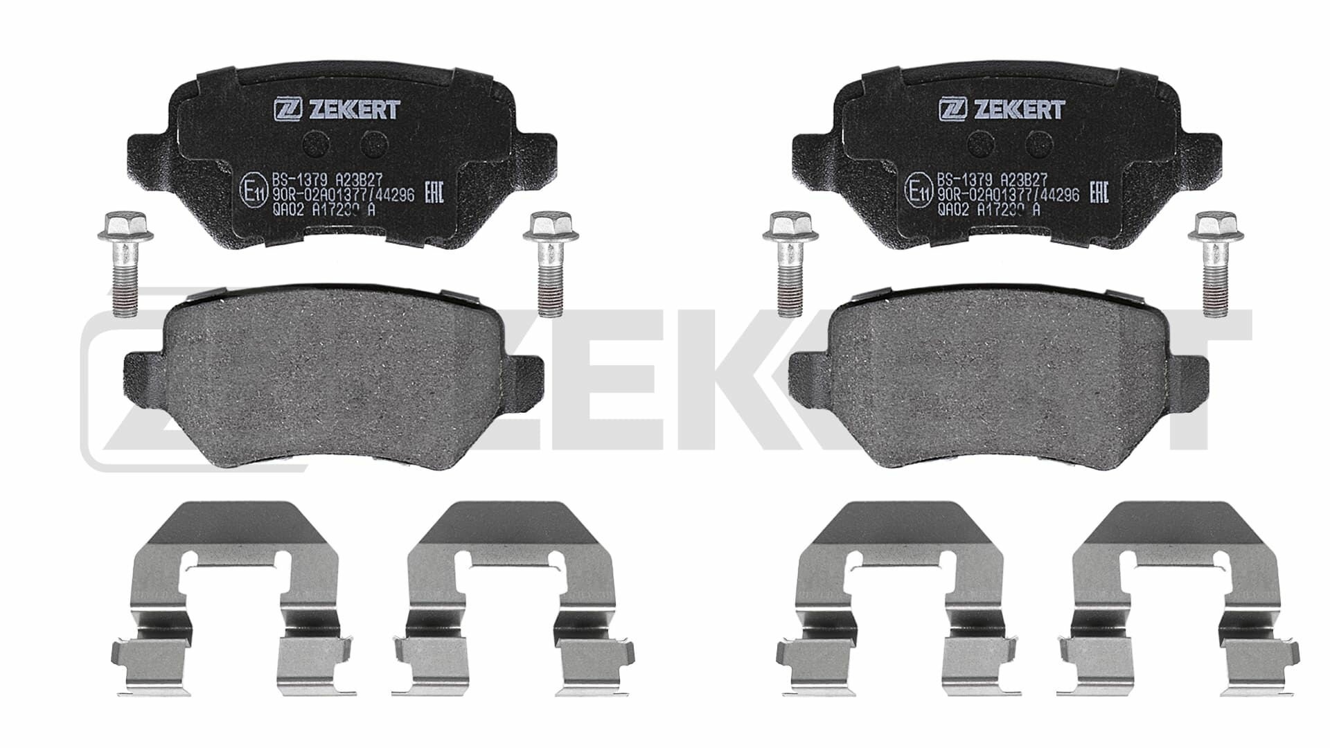 Колодки тормозные дисковые задние для ВАЗ Лада Калина 1119, Опель Астра F, G, Классик Караван, H BS-1379 ZEKKERT