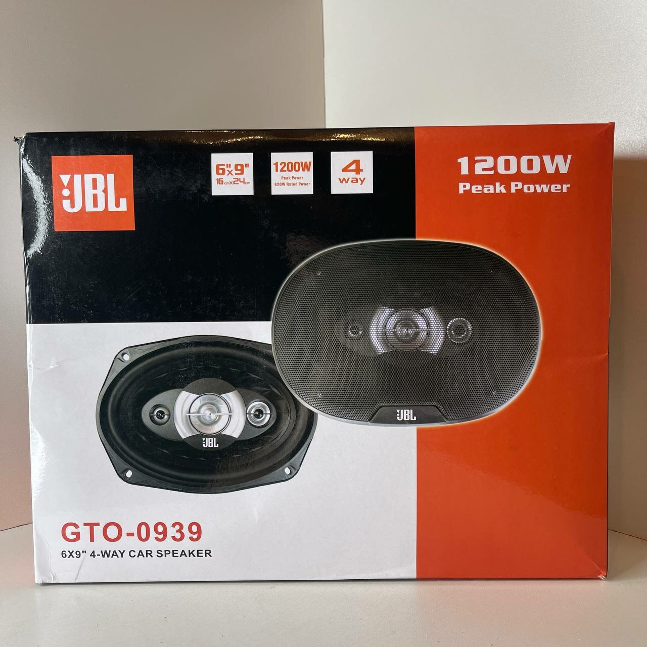 Колонки автомобильные 16х24 См (6"х 9" Дюйм.) 1200 Вт/ Динамики /Комплект из 2 штук / Коаксиальная акустика 4-х полосная