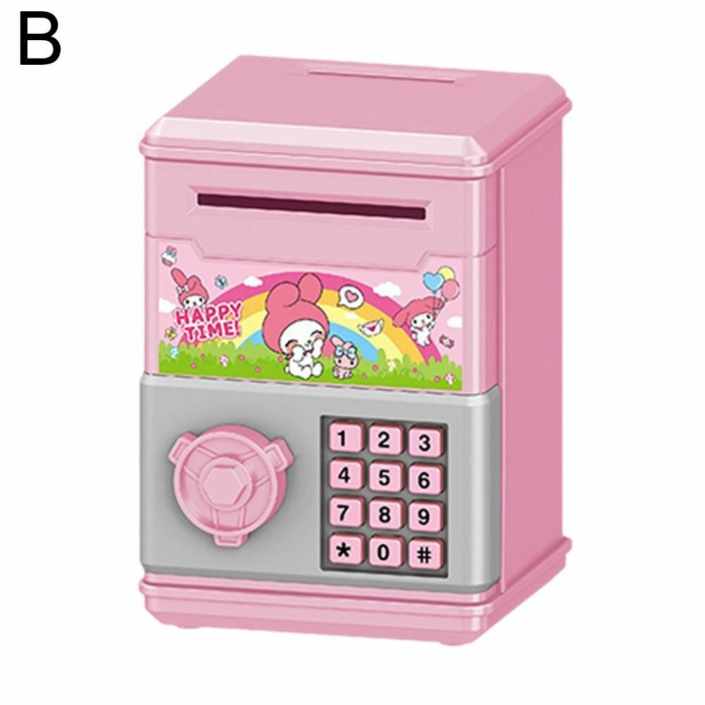 Интерактивная электронная копилка сейф с купюроприёмником и с кодовым замком