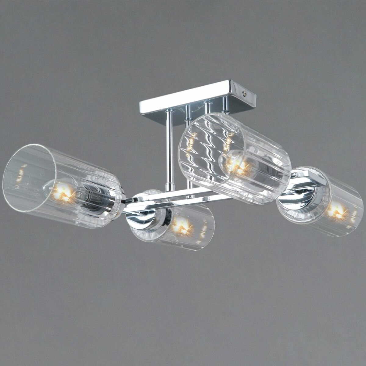 Потолочная люстра Illumico IL0780-4CSQ-25 CR NAPLES