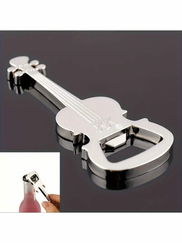 2шт Портативный Гитарный брелок для открывания пива для кухни, бара, кемпинга