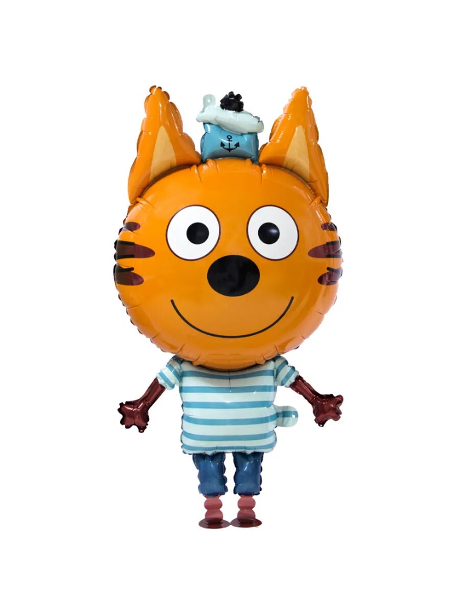 Коржик Три кота ходячая фигура, фольгированный шар, 99 см