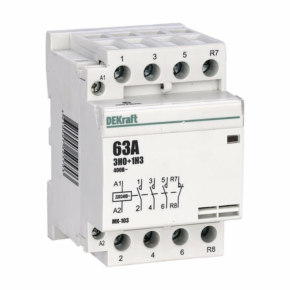 Модульный контактор DEKraft МК103