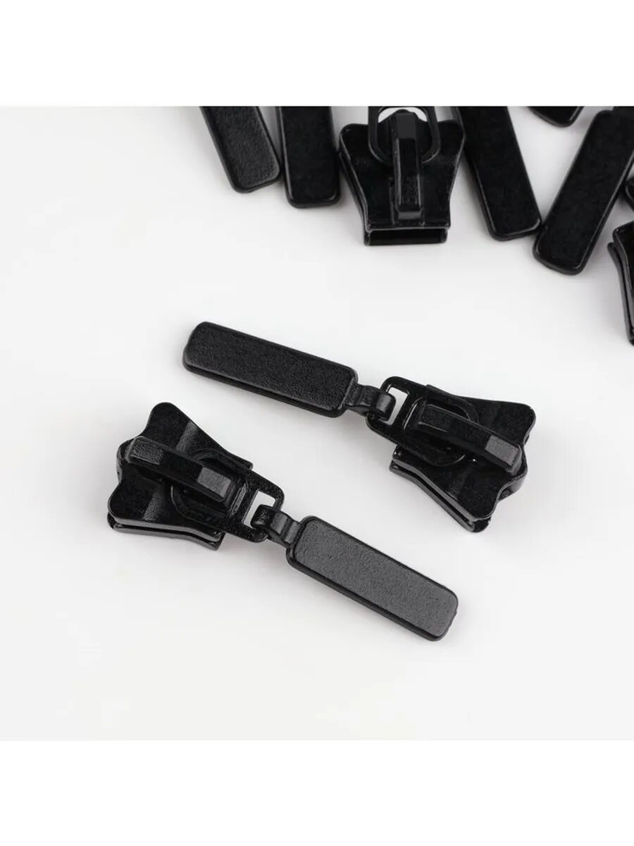 Бегунок автоматический для молнии «Трактор», №8, 10 шт, цвет