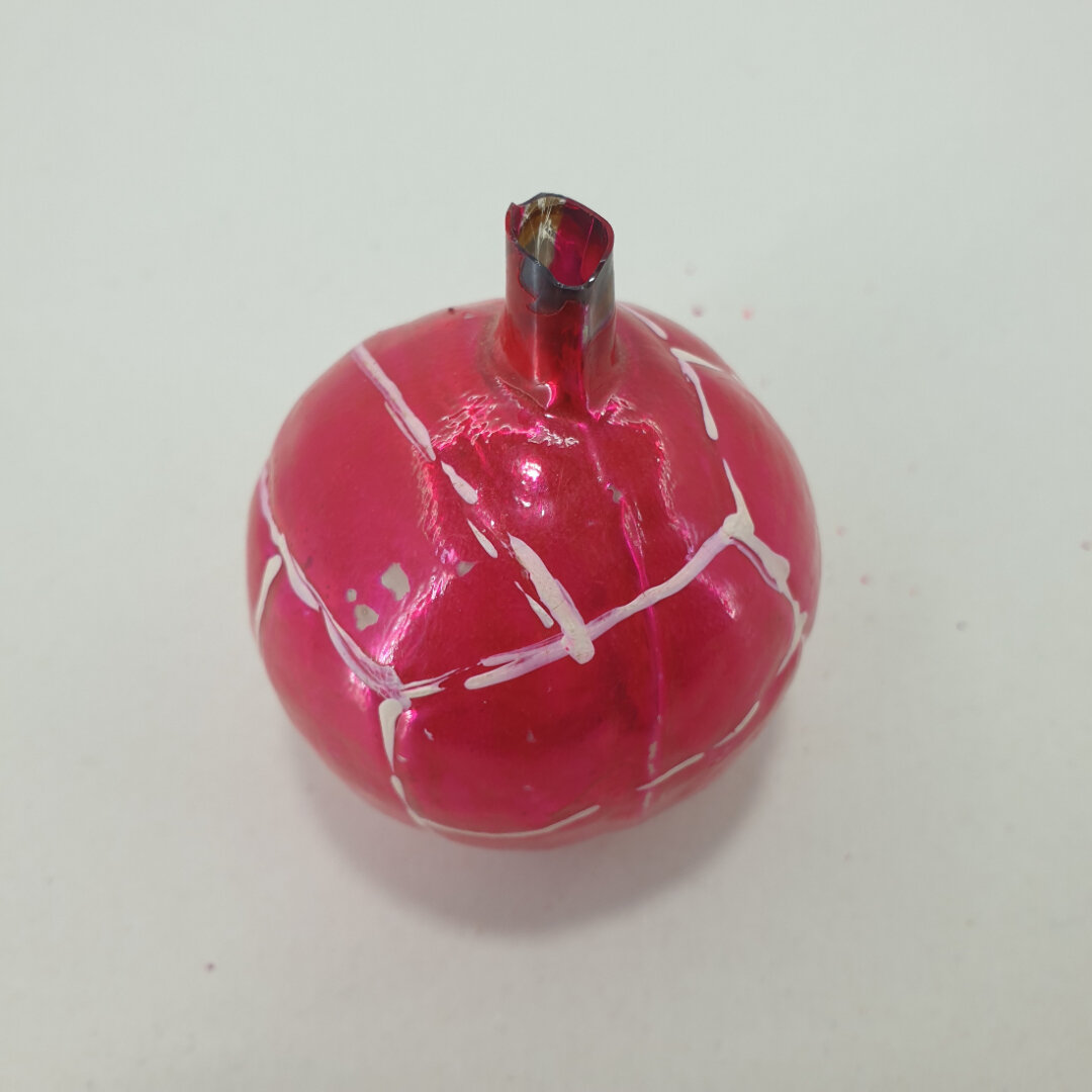 Елочная игрушка "Шар". СССР.