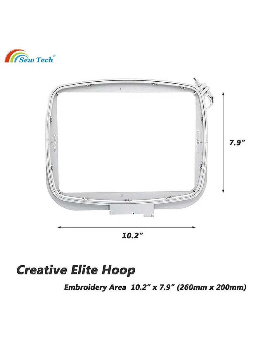 Пяльцы для вышивания Sew Tech-Embroidery Hoop для рам вышивальных машин Pfaff, Creative 2.0 Vision Performance, PA116