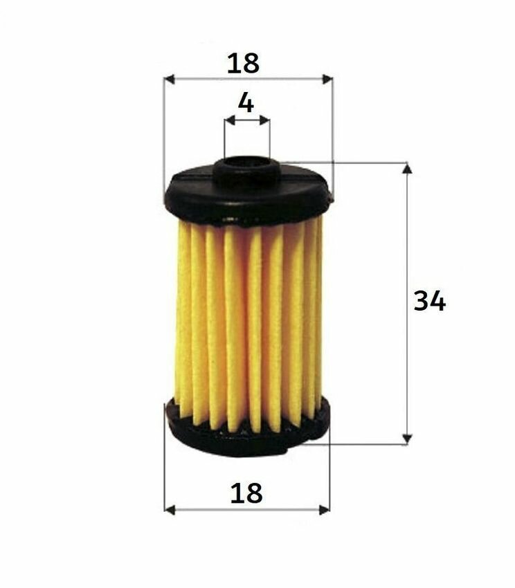 Фильтр газового клапана ГБО ATIKER 1203 (1304)(пальчик)