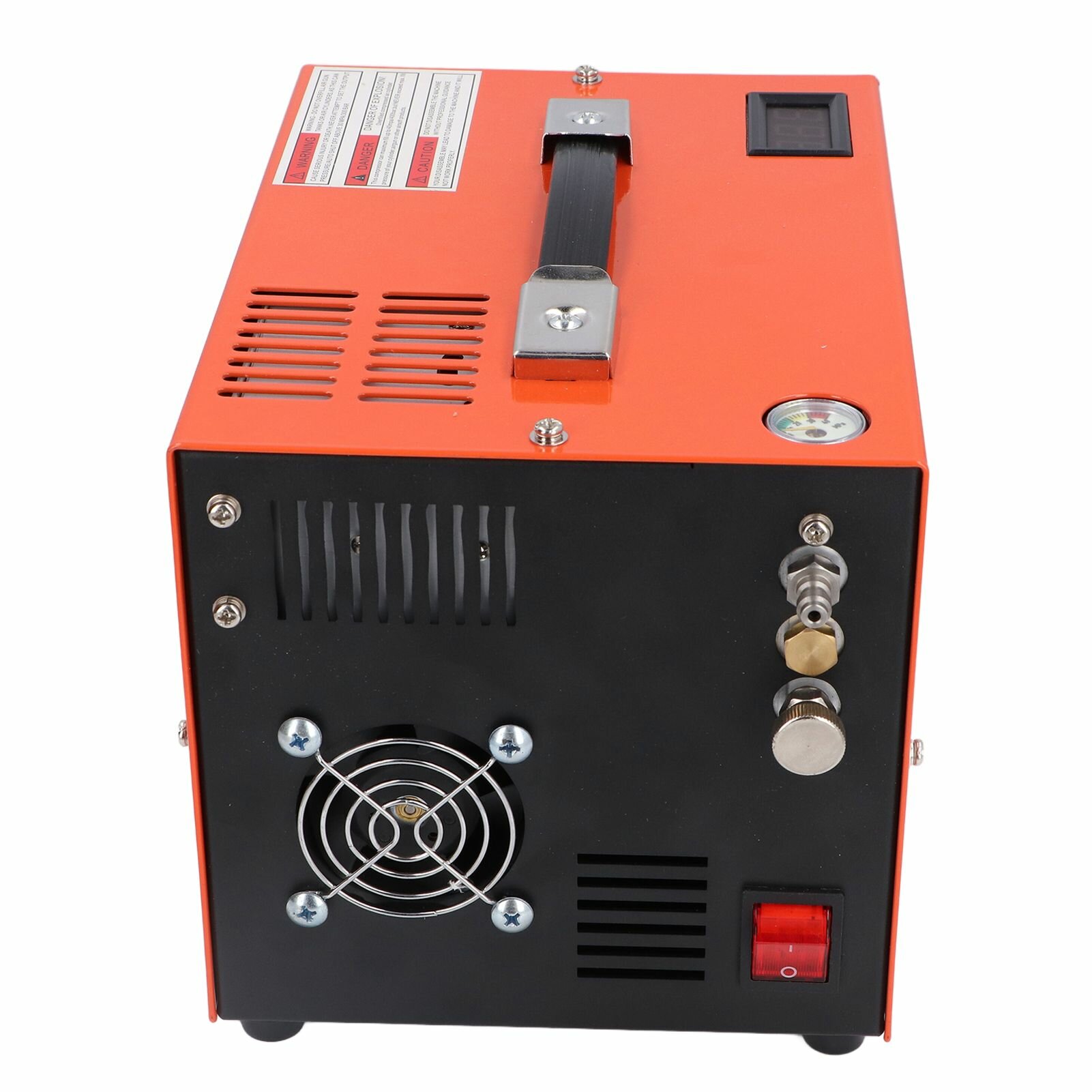 Компрессор PCP с воздушным насосом высокого давления 30MPa, встроенный трансформатор и охлаждающий вентилятор, 300BAR, 220V EU вилка