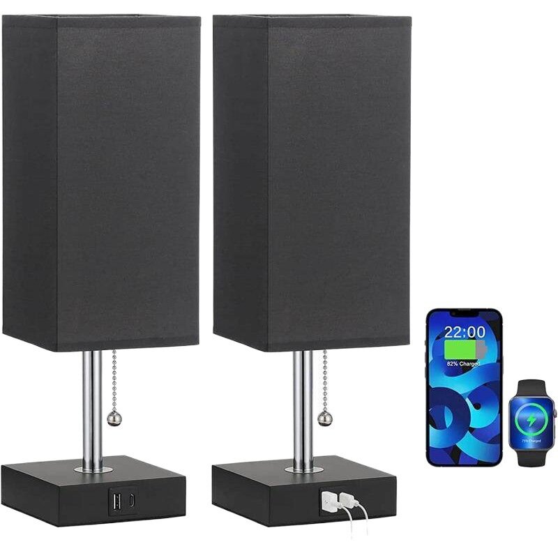 Новинка! Геометрическая лампа-трансформер — USB-A + USB-C + сумка-чехол на молнии