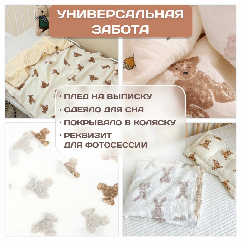 Плед для новорожденного — фото 1