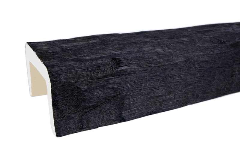 Балка из Полиуретана Уникс Классика Б3 Темная Олива Д3000хШ200хВ130 мм Умеренная Обработка Топором.