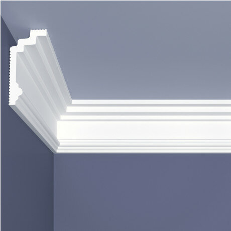 Плинтус Потолочный Bello Deco С6/80 80x40 Д2000х40хВ80 мм / Белло Деко.