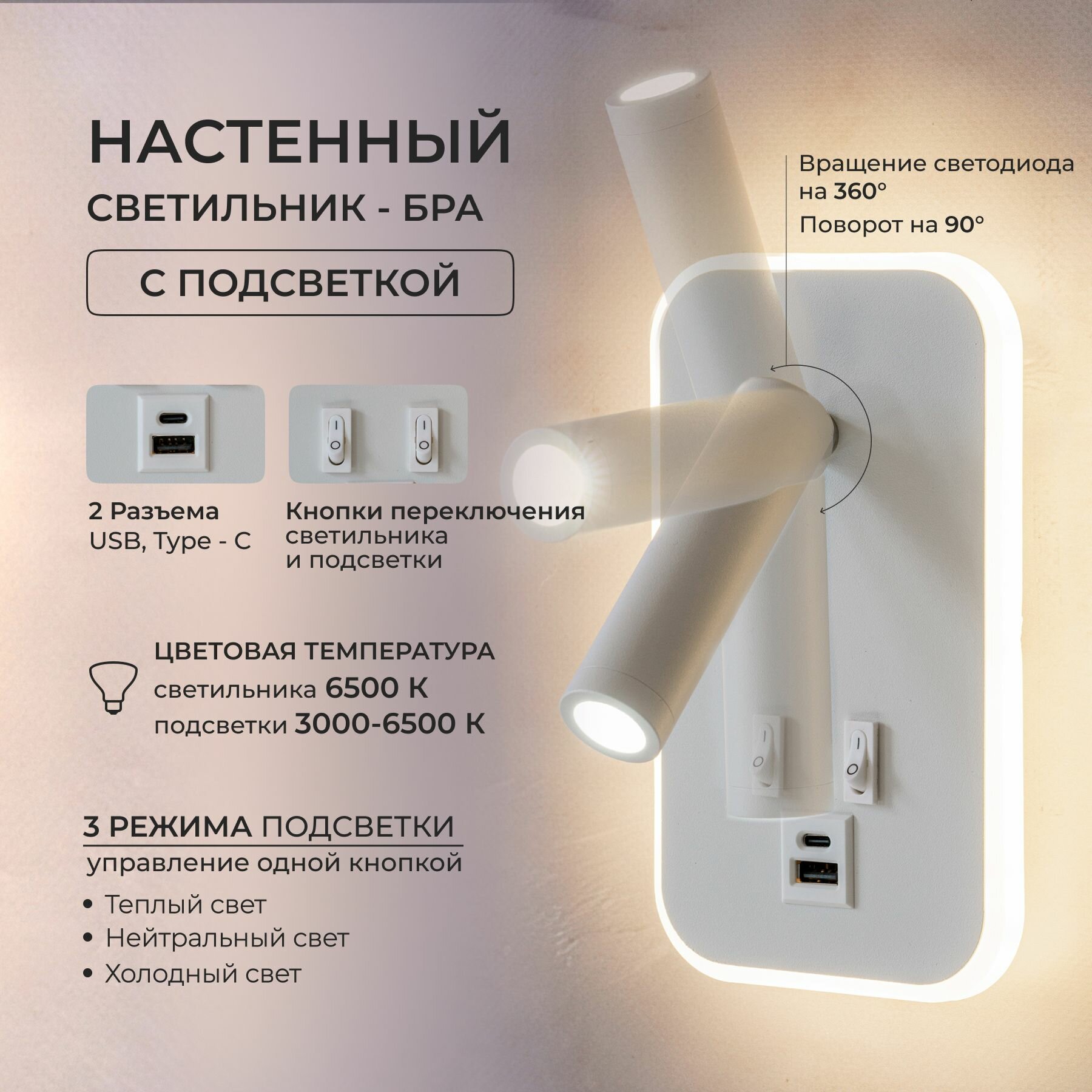 Настенный светильник