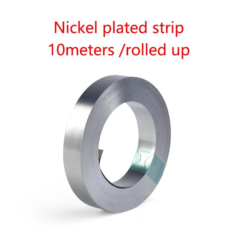 Лента никелированная для точечной сварки аккумуляторов 18650 5M 0.3x15mm