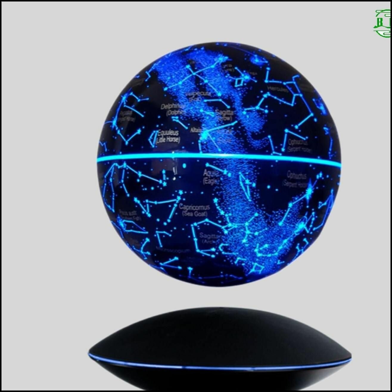 Левитирующий глобус. Глобус-вид Земли из Космоса, Основание в виде летающей тарелки с вращением на 360 градусов и, идеальный подарок для детей. Внимание: Китайская письменность-BF -hz