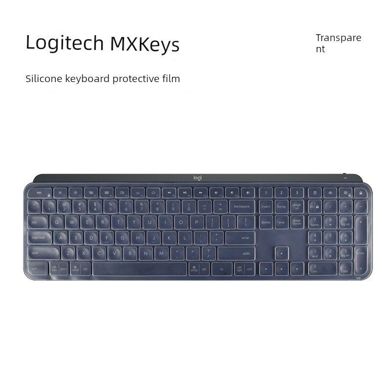 Logitech MX Keys Bluetooth Dual-mode Силиконовая накладка для клавиатуры для Mac - Прозрачная Защитная крышка