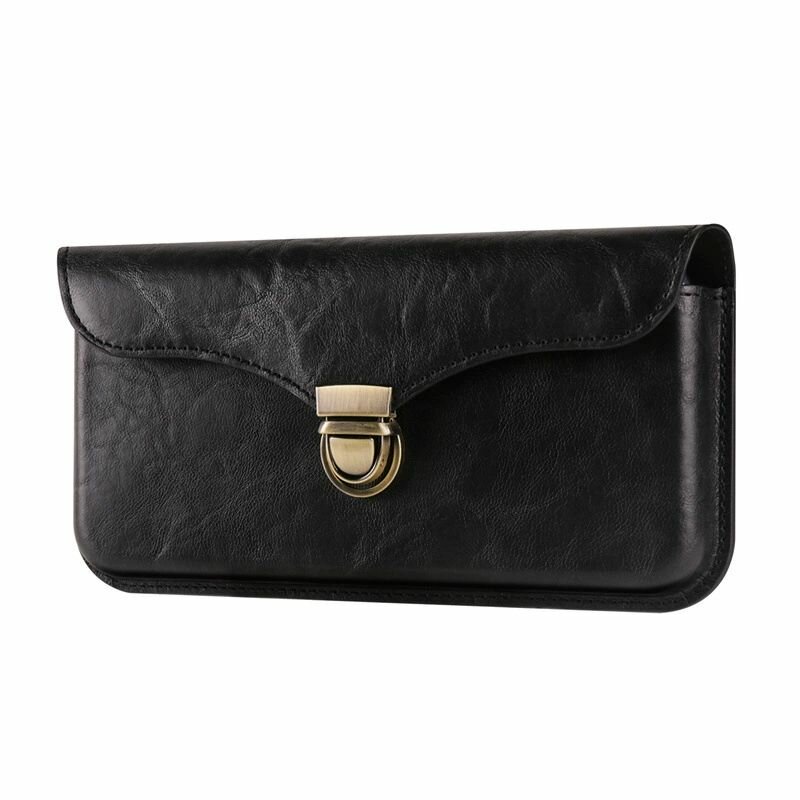 Чехол для мобильного телефона Кожаный чехол Поясная сумка для мобильного телефона 6,1 дюйма коричневый чехол для смартфона