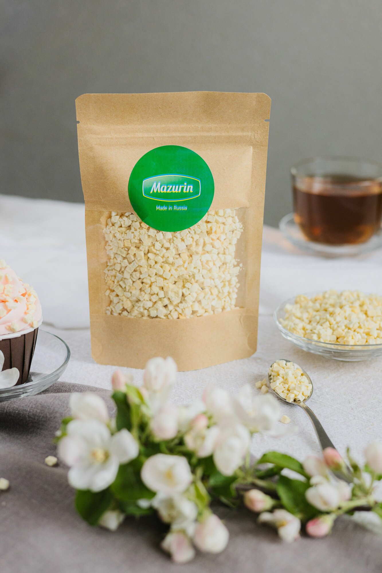 Mazurin Fruits & Berries Манго сублимационной сушки, кусочки 1-5 мм, 20 г