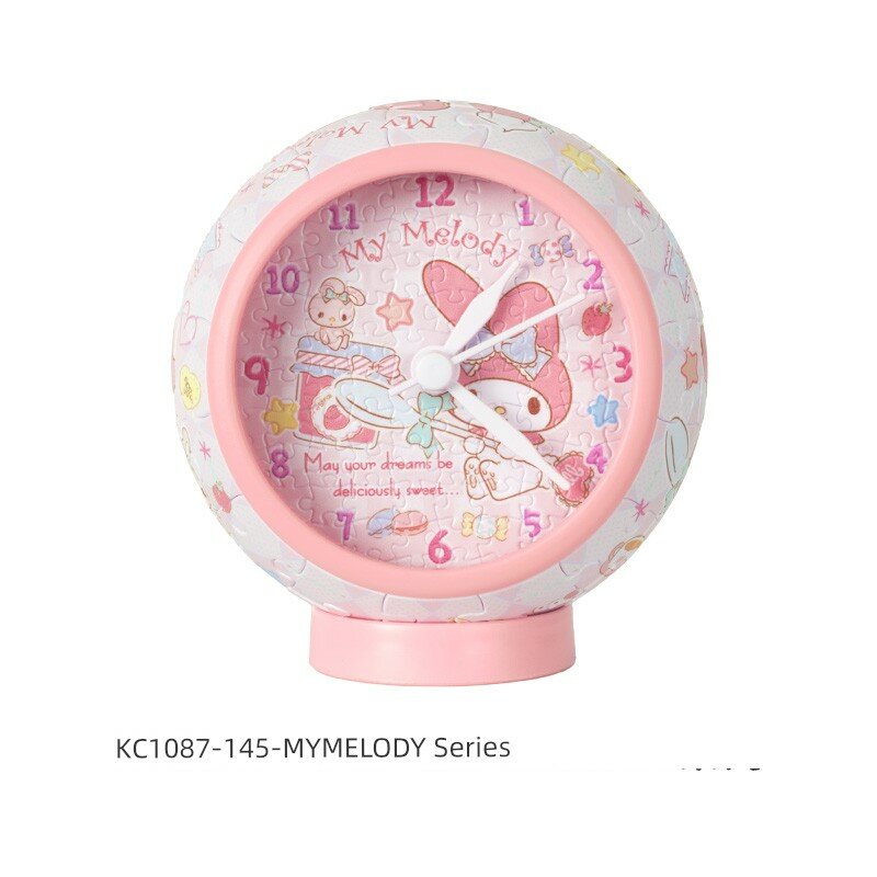3D-пазл-часы Sanrio, серия 145 деталей, ручная работа, DIY, практичный, креативный, декоративный подарок Мой мелодичный