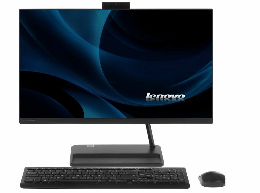 23.8" Моноблок Lenovo IdeaCentre AIO 3 24ADA6 (F0FX001JRK) черный - 1920x1080, IPS, AMD Ryzen 5 3500U, ядра: 4 х 2.1 ГГц, 8 ГБ, SSD 256 ГБ, AMD Radeon Graphics, Windows 10 Home