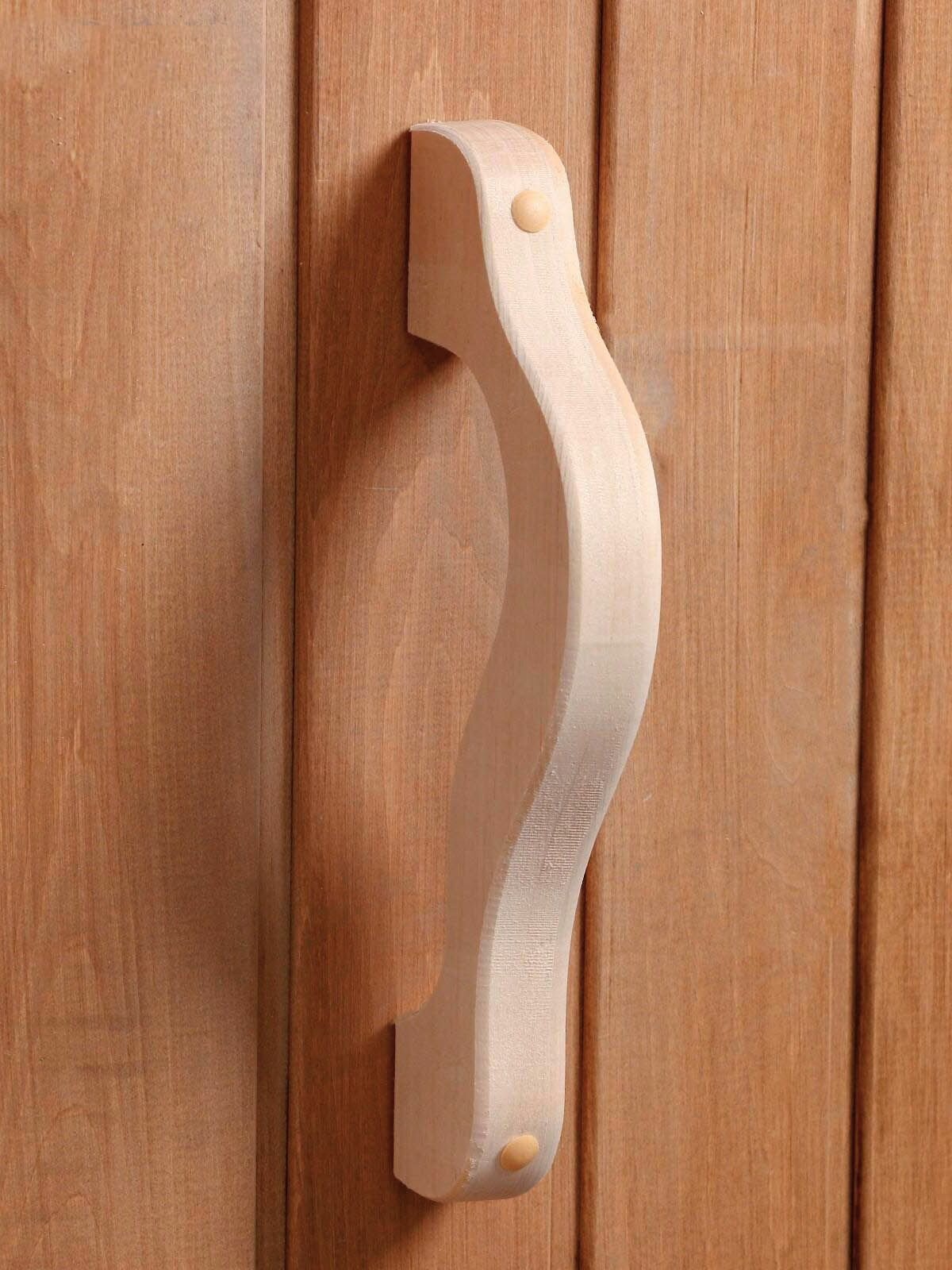 Ручка дверная ' Улитка', липа (2 шт)