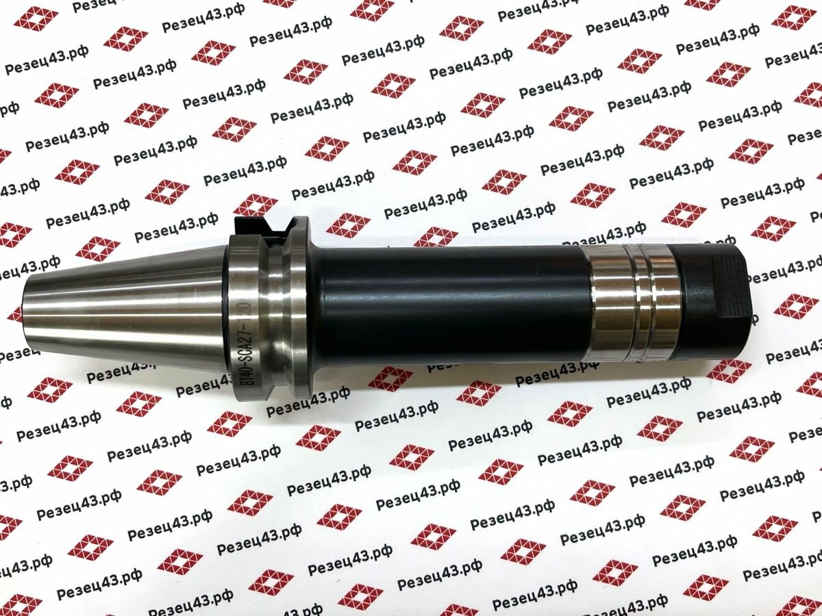 Оправка универсальная под фрезы BT40 (ISO40, 7:24) с посадкой 27 мм (BT40-SCA27-120)