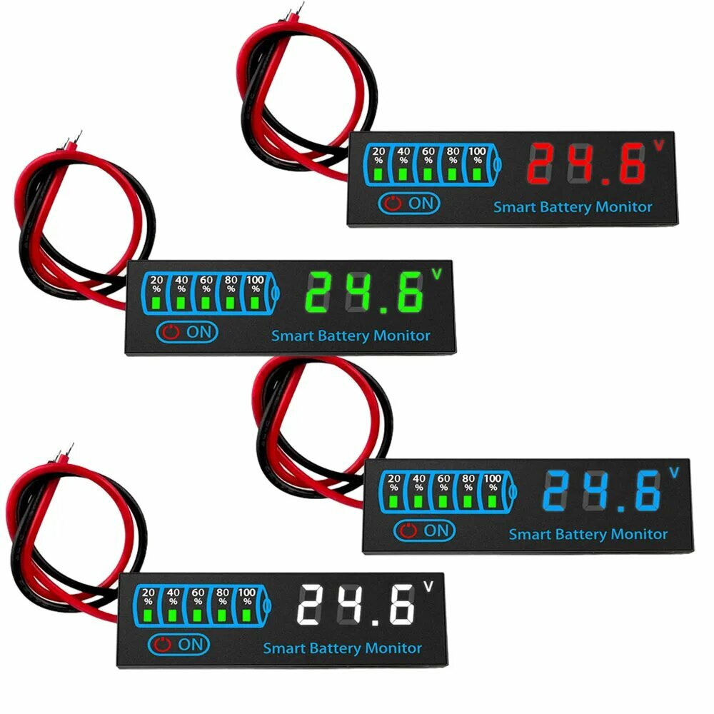 Тестер аккумуляторов GlintDeer 3S-12S, 7-40V-Red