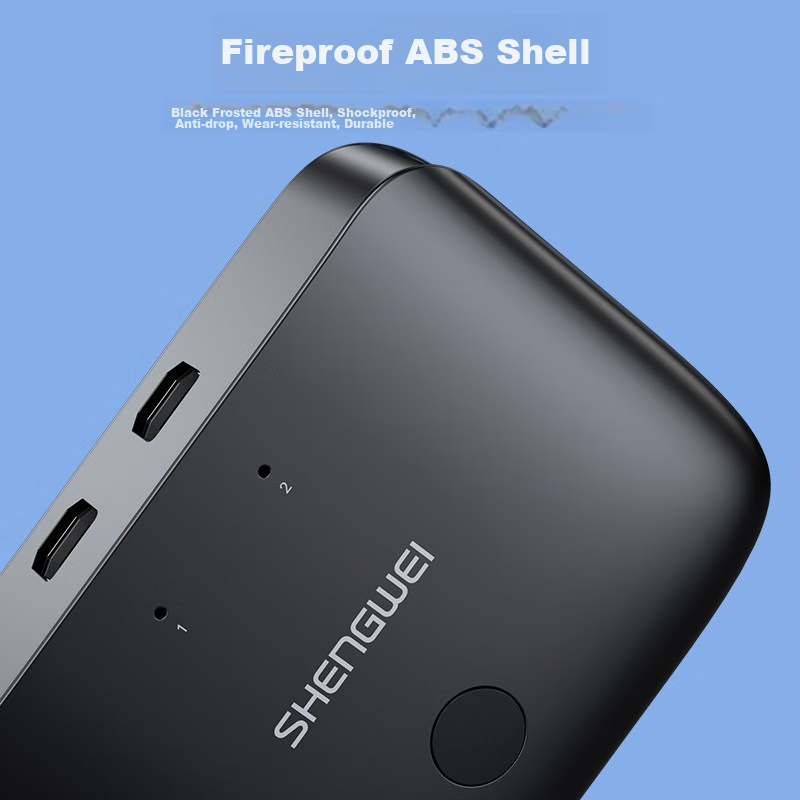 Shengwei USB printer sharing device splitter One point two two in one out switcher desktop notebook mouse keyboard U disk switching sharing 2-port converter US-201