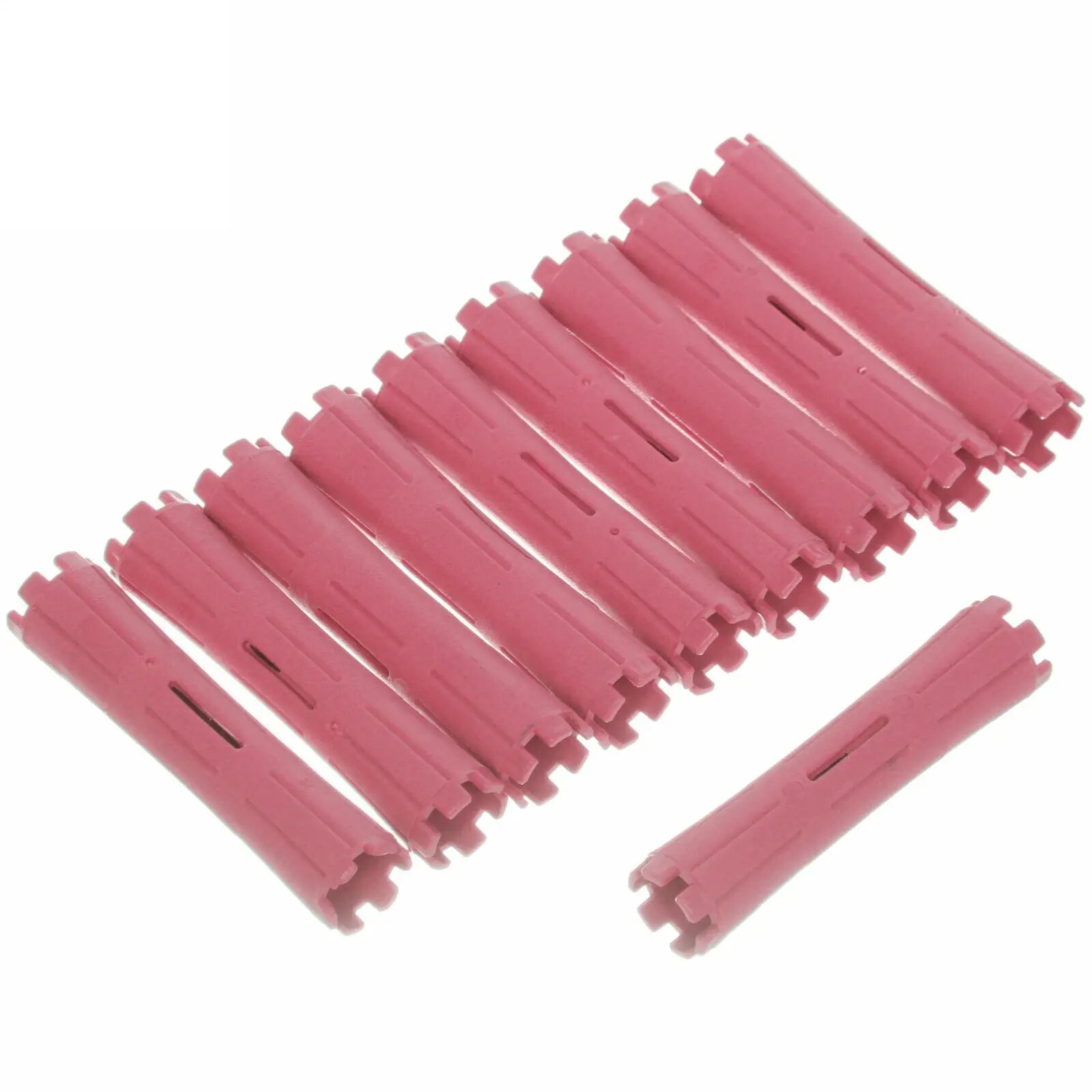 Бигуди пластиковые-коклюшки 10шт «Styling», 1 шт, разноцветн, d=1,8см