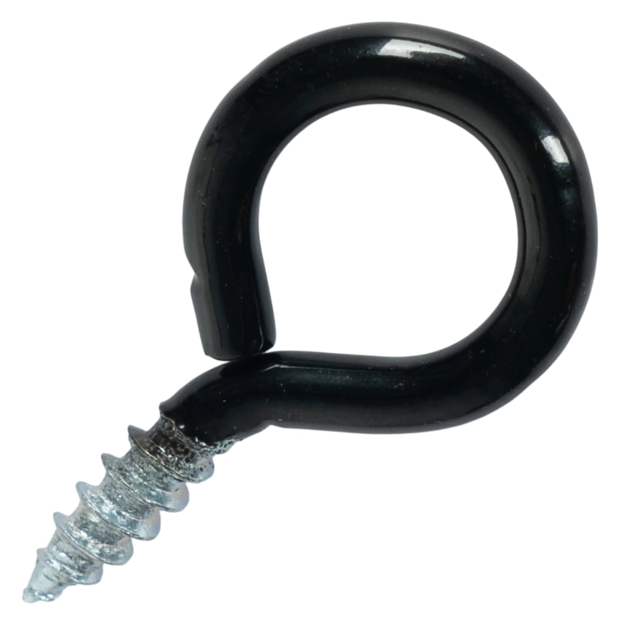 Шуруп‑кольцо 3x10 мм сталь RAL9005, упаковка 15 шт для надёжной фиксации изделий