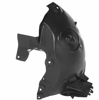 Подкрылок AKRADO, для Renault Kangoo, передний, левый, черный