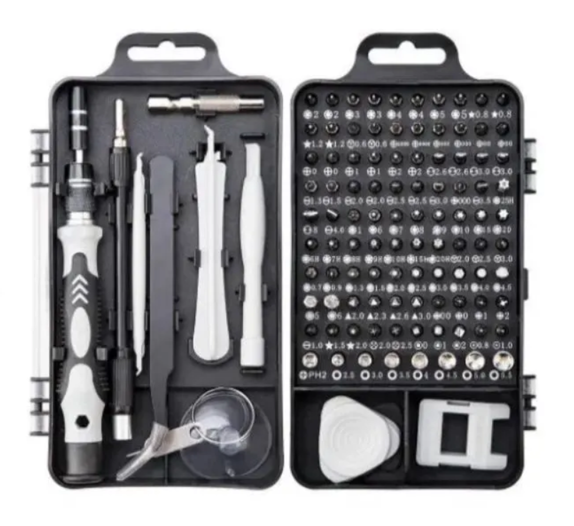 Набор инструментов 117 в 1 MILENI , в жестком кейсе, цвет черный