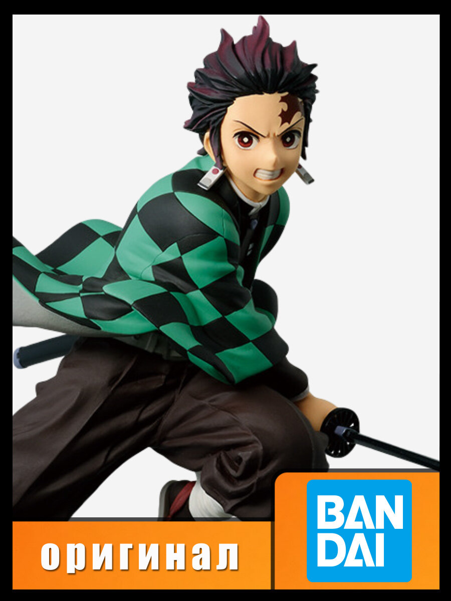 Оригинальная фигурка Tanjiro Kamado из аниме Kimetsu no Yaiba / Тандзиро Камадо «Клинок, рассекающий демонов» 17 см