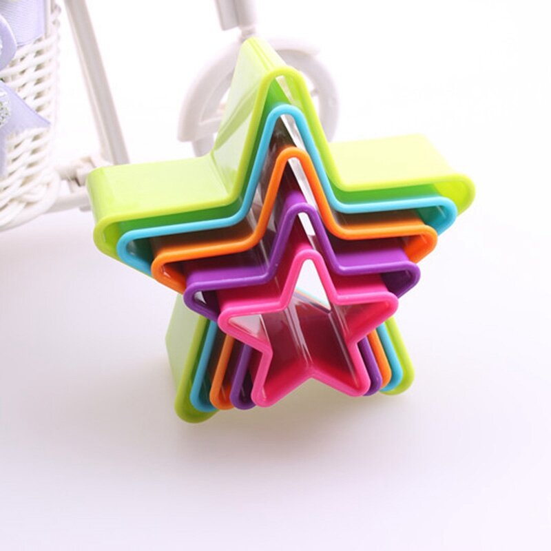 Набор формочек для печенья, форма для нарезки овощей и бисквитного торта, резак для еды для детей и взрослых