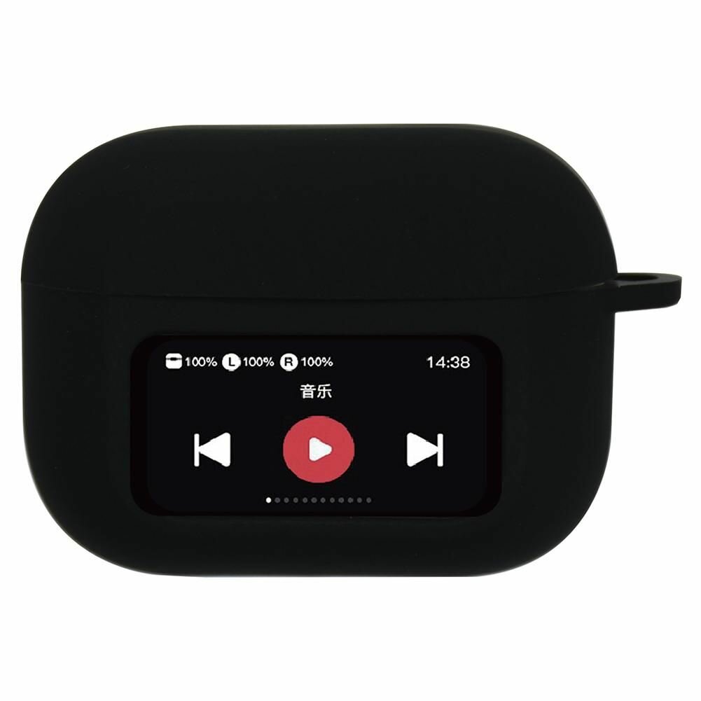 Беспроводной чехол для наушников Bluetooth, силиконовый защитный чехол для AirPods A9pro с экраном