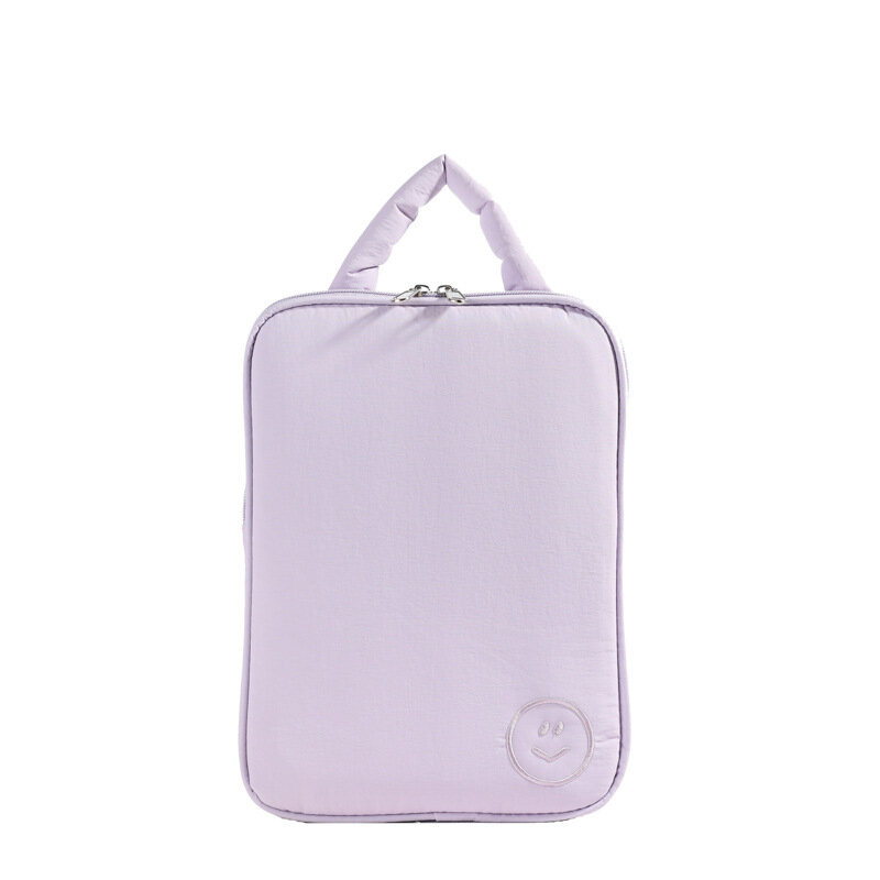 Сумка-вкладыш, для планшета, фиолетовая, хлопок, 11 дюймов